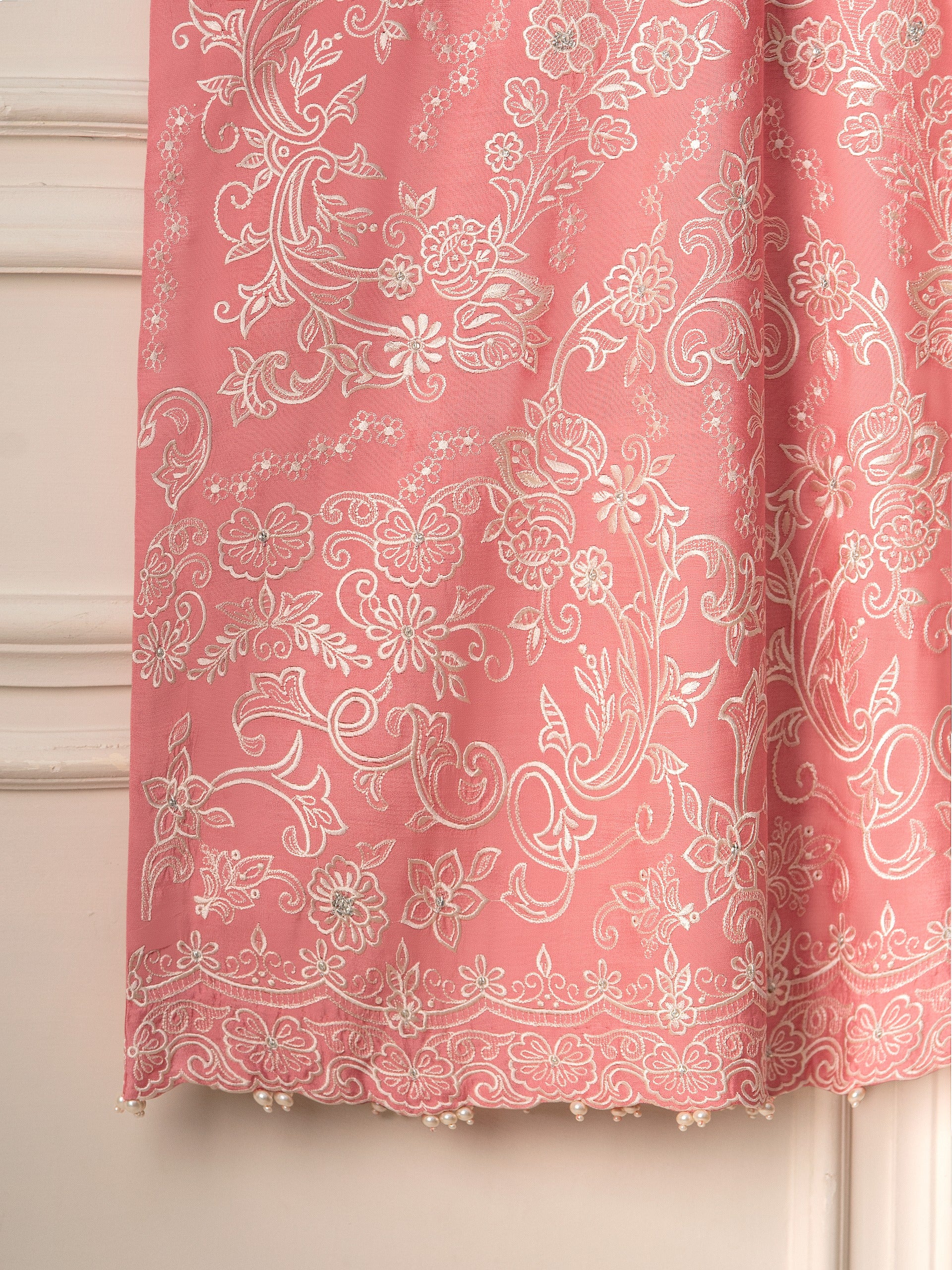 3 Piece- Pure Khaddi Silk Embroidered Suit S111061 – Aghanoorinternational