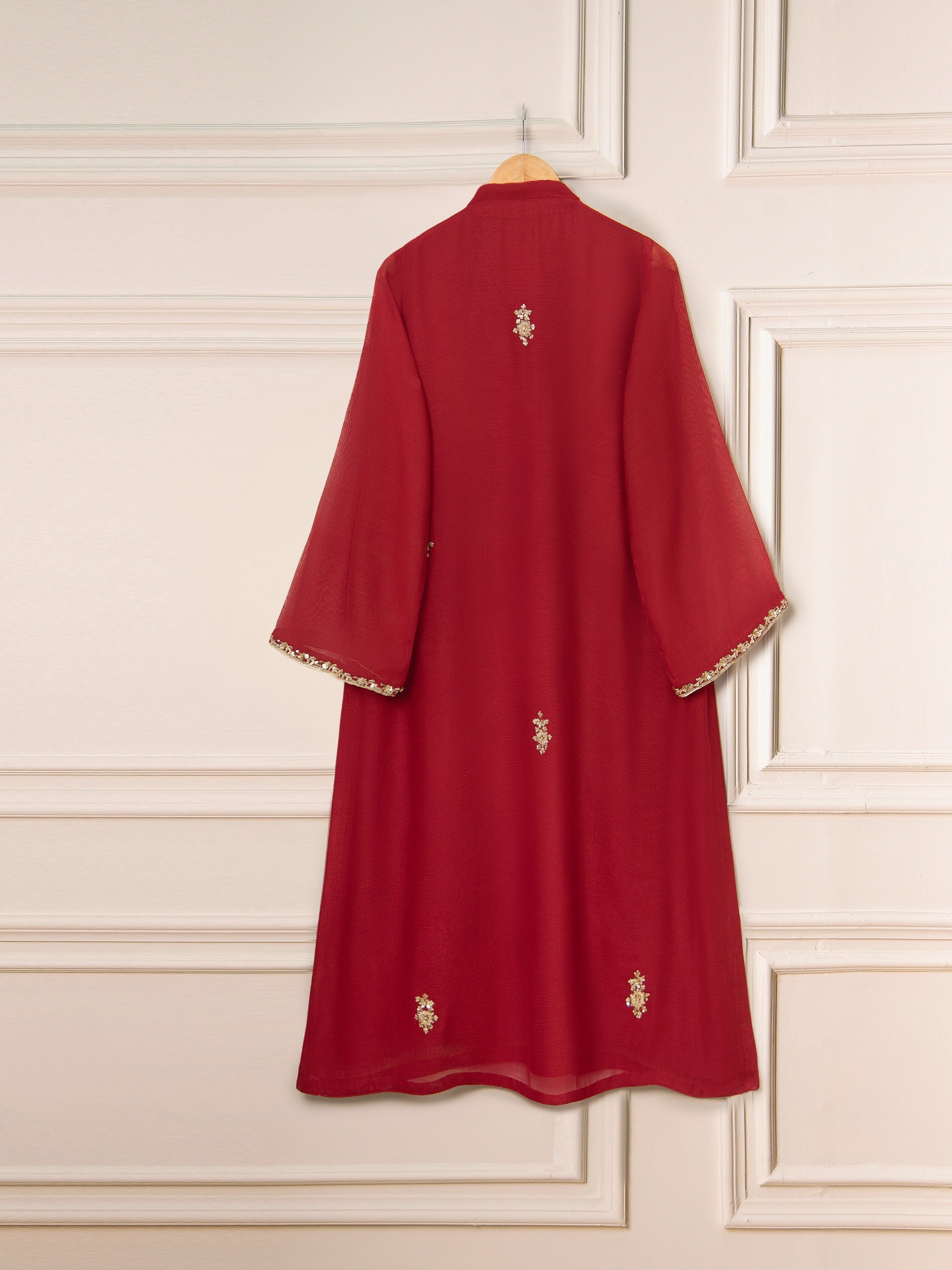 3 Piece - Pure Cotton Net Embroidered Suit S111325 – Aghanoorinternational