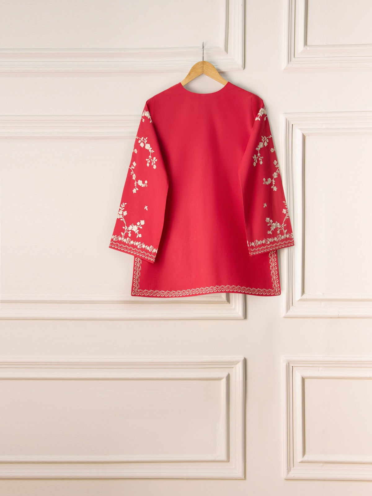 3 Piece - Embroidered Cambric Suit S110822 – Aghanoorinternational