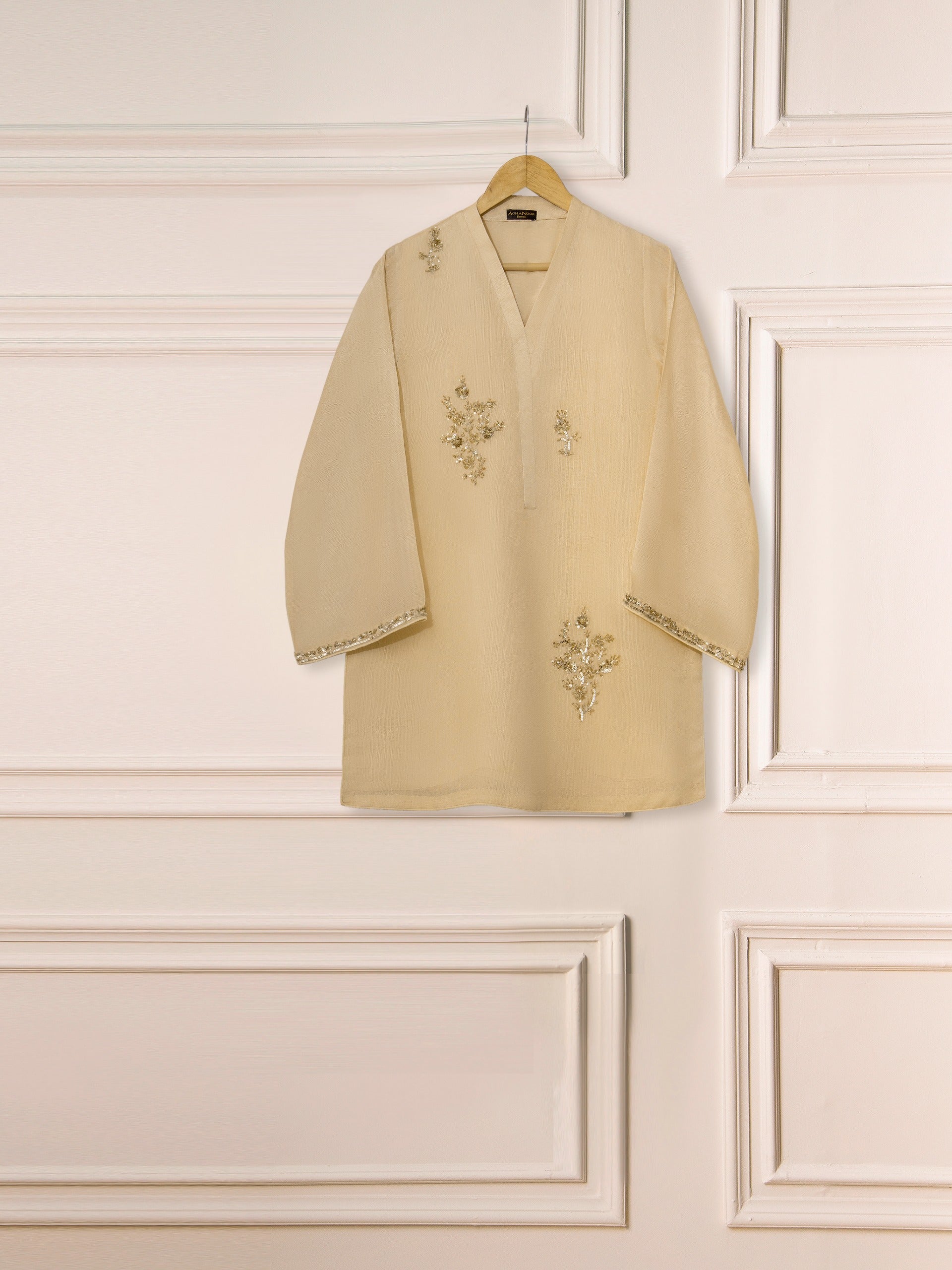 3 Piece - Pure Cotton Net Embroidered Suit S111286 – Aghanoorinternational