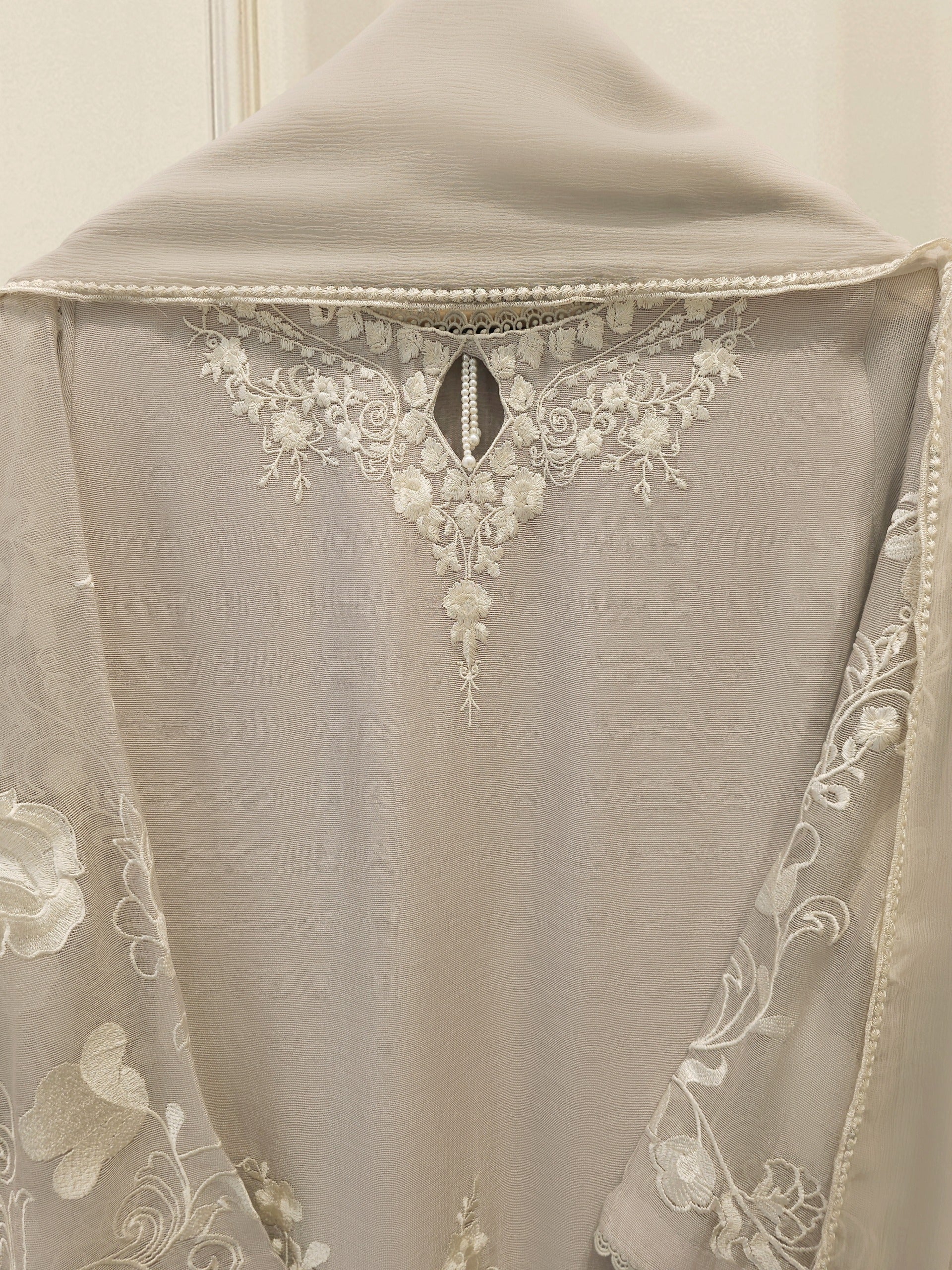 3 Piece - Pure Embroidered Cotton Net Suit S112929 – Aghanoorinternational